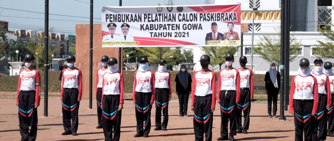 Jelang 17 Agustus, Calon Paskibraka Kabupaten Gowa Mulai Jalani Latihan