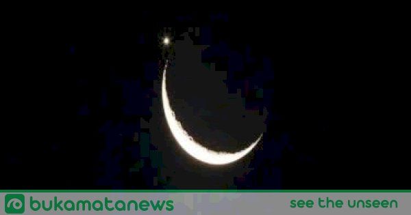 Viral Bintang Muncul di Atas Bulan Sabit di Malam ke 7 Ramadan, Ini ...
