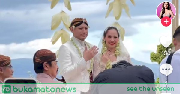 Sah Jadi Suami Istri, BCL-Tiko Nikah di Bali Pakai Adat Jawa