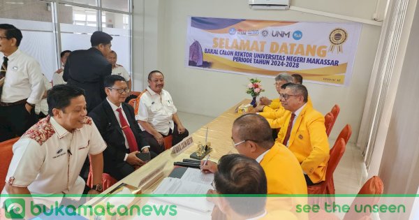 Prof. Andi Muh Ikhsan Ali Jadi Pendaftar Pertama Pemilihan Rektor UNM