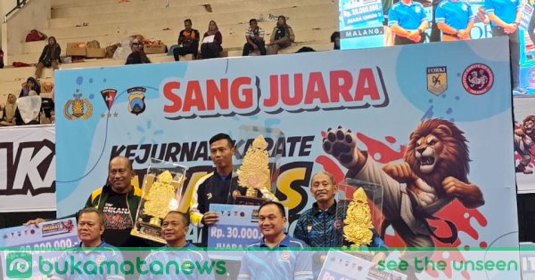 Sulsel Juara Umum III Kejurnas Karate Inkanas Piala Kapolri 2024